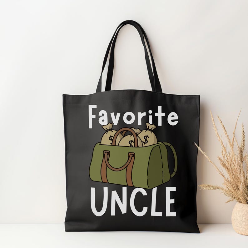 Favorite Uncle Tote Bag, Hilarious Gift for Men - Etsy