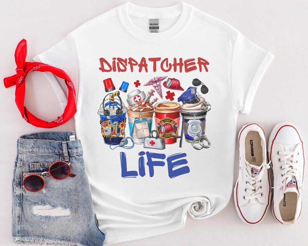 911 Dispatcher T-shirt: First Responder Life, Unisex Fit - Etsy