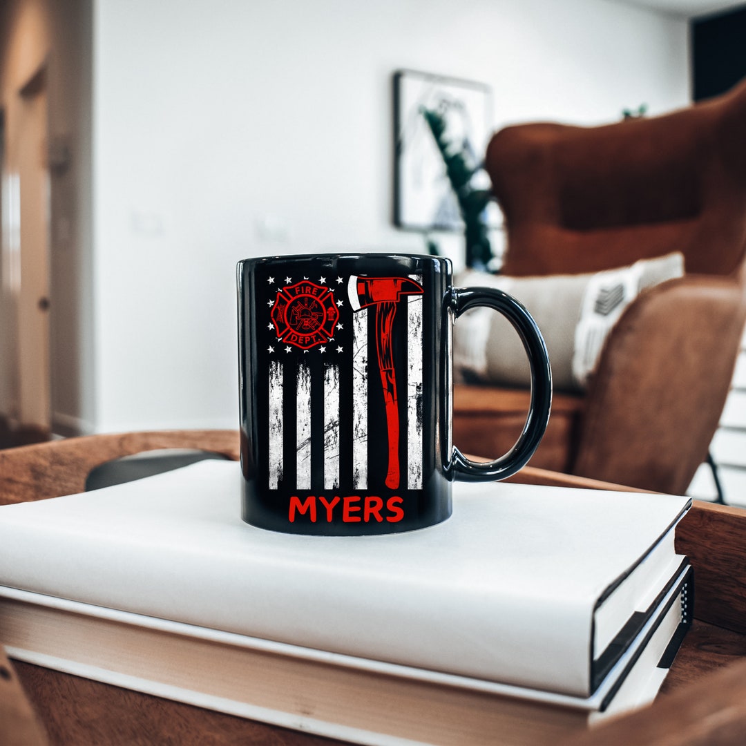 Personalized Firefighter Mug: First Responder Gift - Etsy