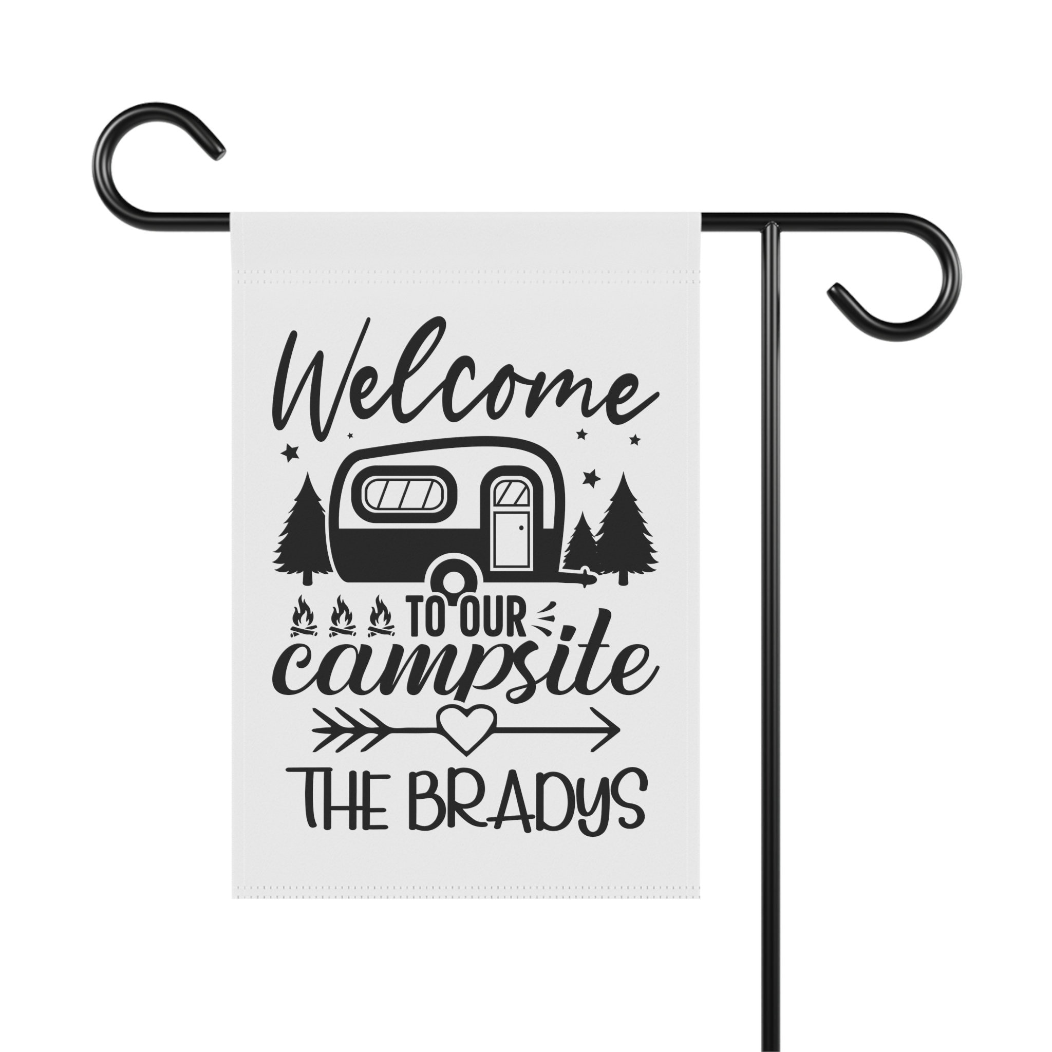 Custom Camping Flag, Personalized Camping Flag, Family Camper Flag ...