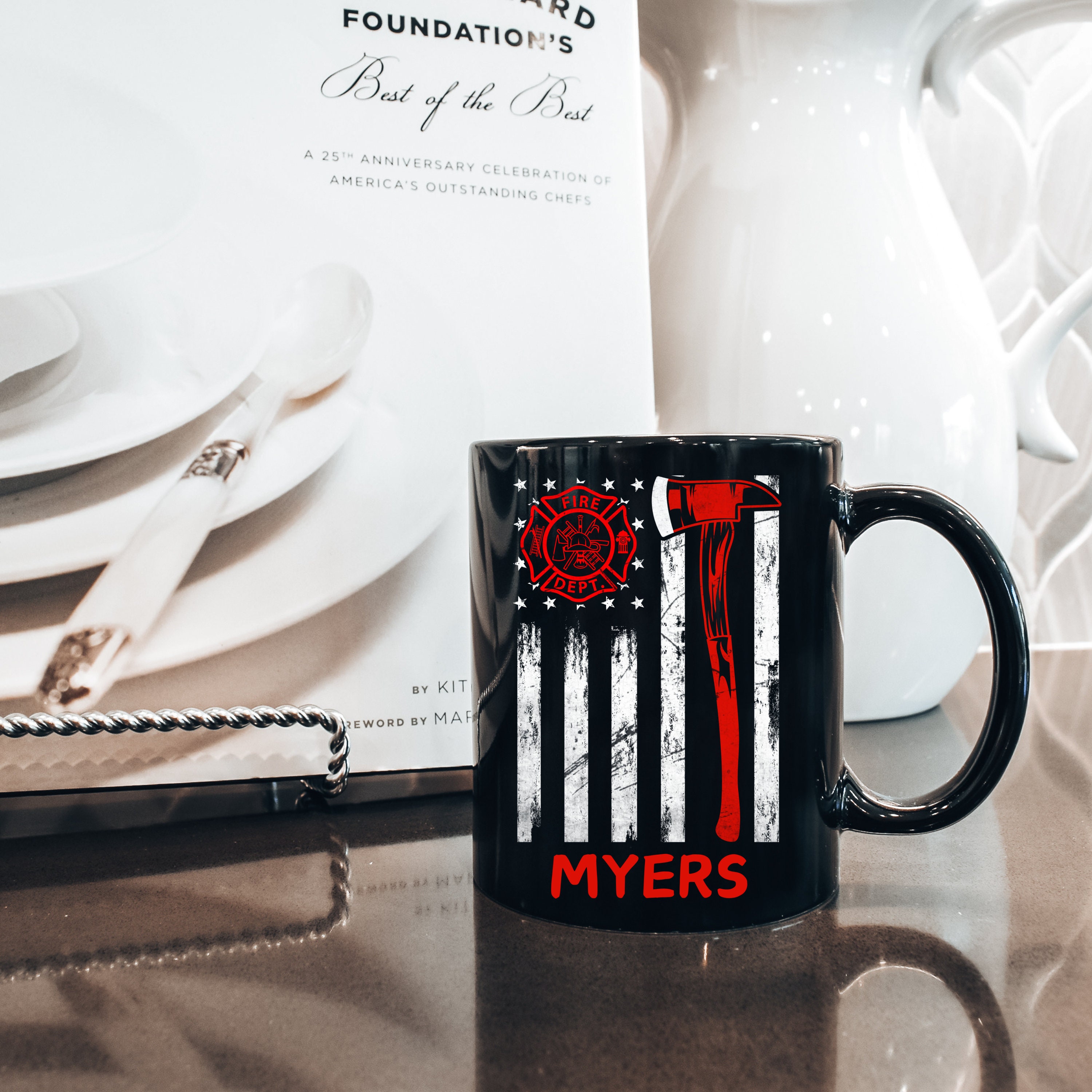 Personalized Firefighter Mug: First Responder Gift - Etsy