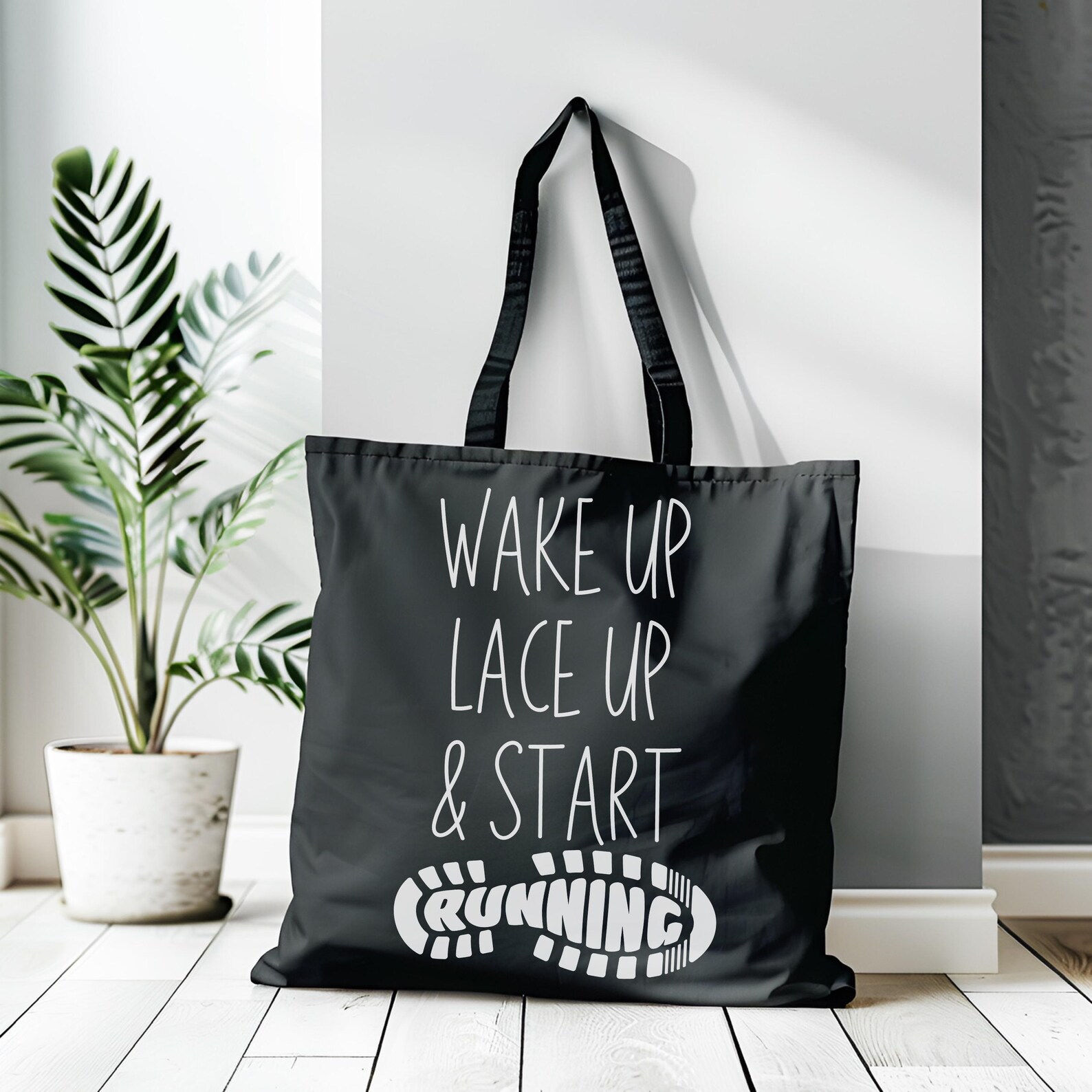 Funny Runner Tote Bag: 'running is My Therapy' Cotton Canvas - Etsy