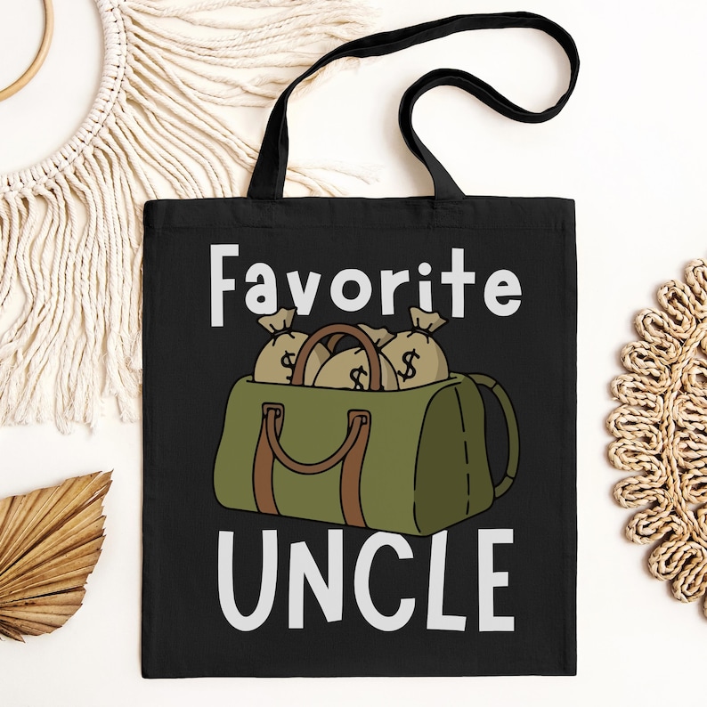 Favorite Uncle Tote Bag, Hilarious Gift for Men - Etsy