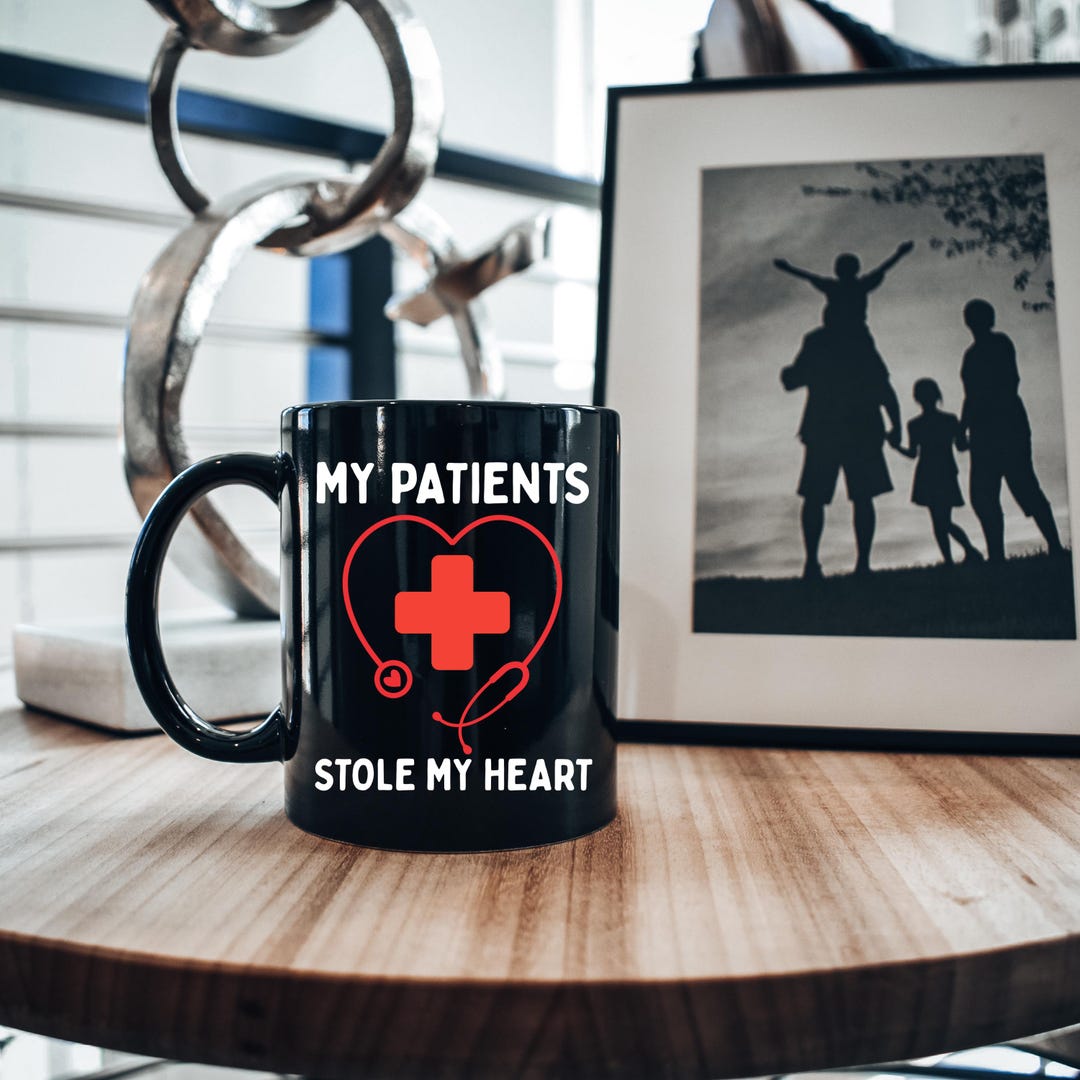 My Patients Stole My Heart Coffee Mug, Nurse Appreciation Gift, Funny ...