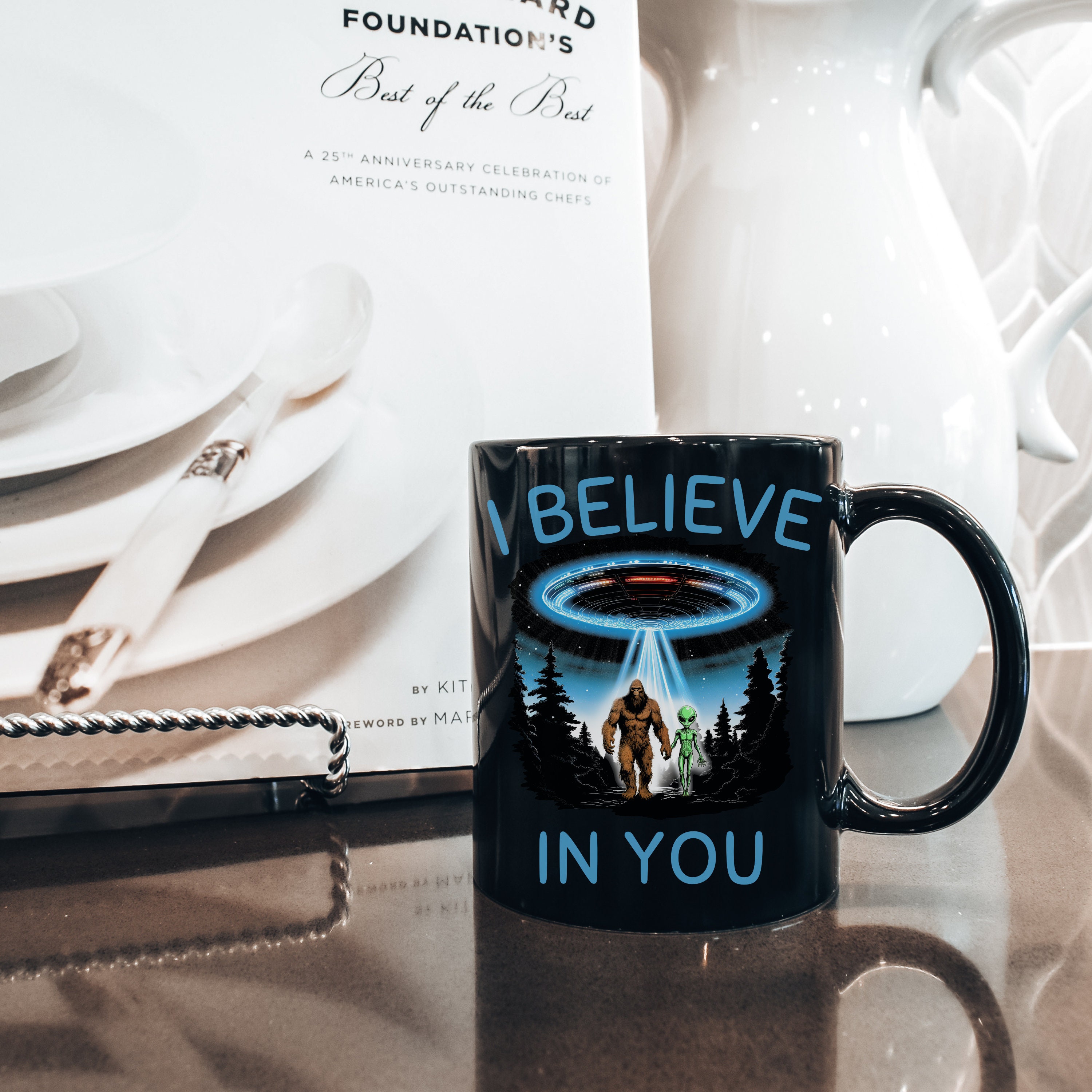 Funny UFO Mug, Aliens Inspired Gift, Alien Spaceship Coffee Mug, Funny ...