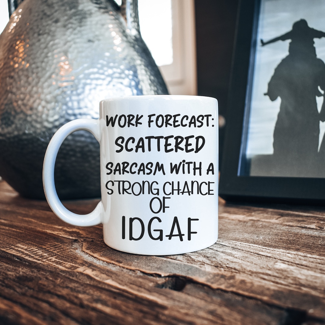 Funny Coworker Gift, Funny Work Mug, Sarcastic Work Bestie Gift, Office ...