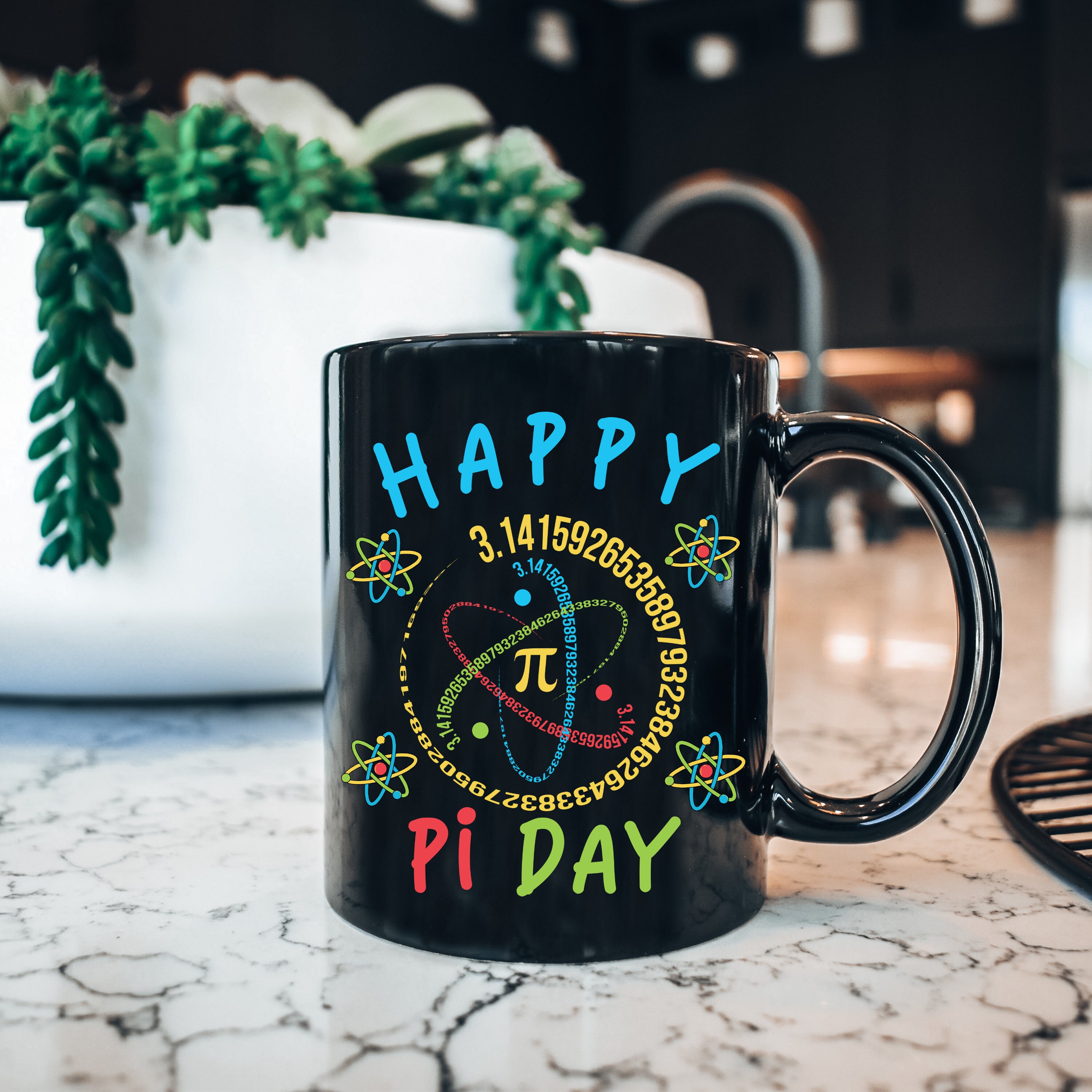 Happy Pi Day Mug, Funny Math Teacher Mug, Gift for Science Teacher ...
