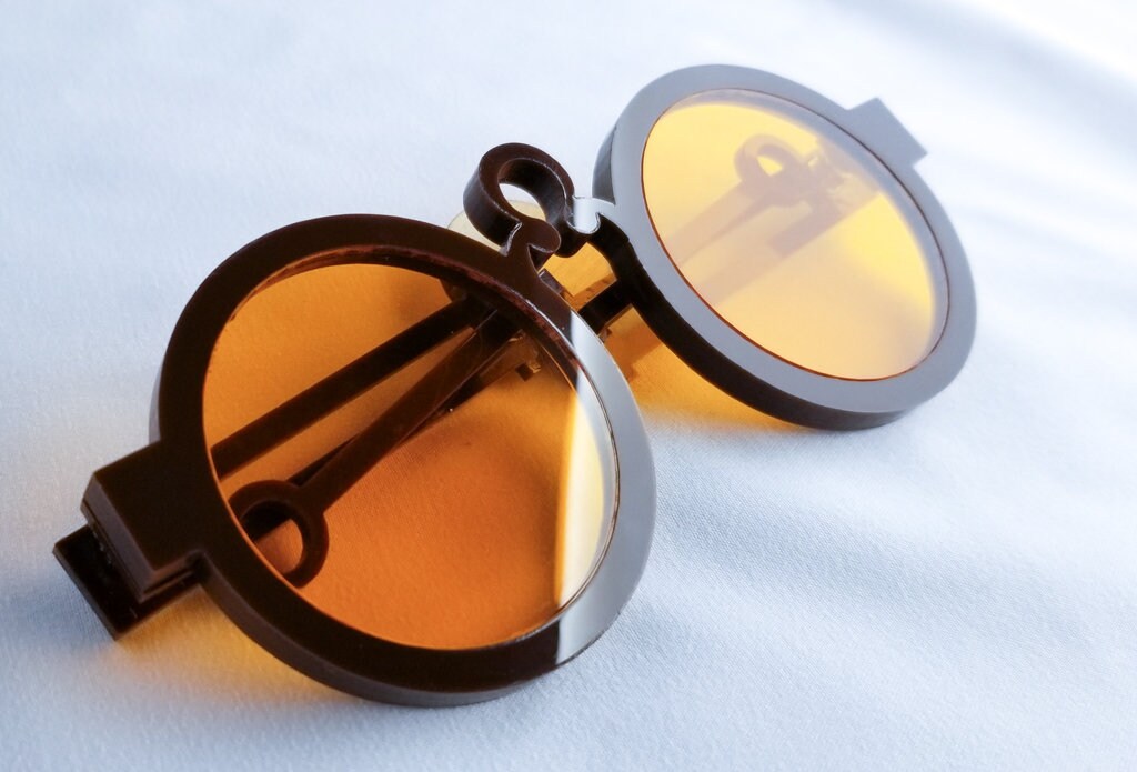 Blue Eye Samurai Mizu Glasses Antique Chinese Bi Fold Design, UV ...