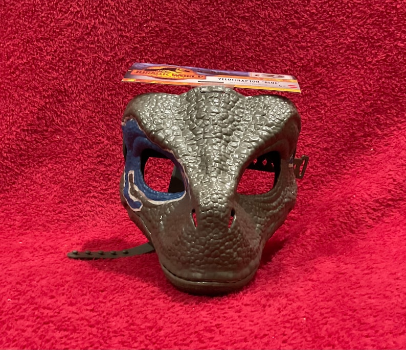 Brand New Jurassic Park Velociraptor Mask - Etsy Australia