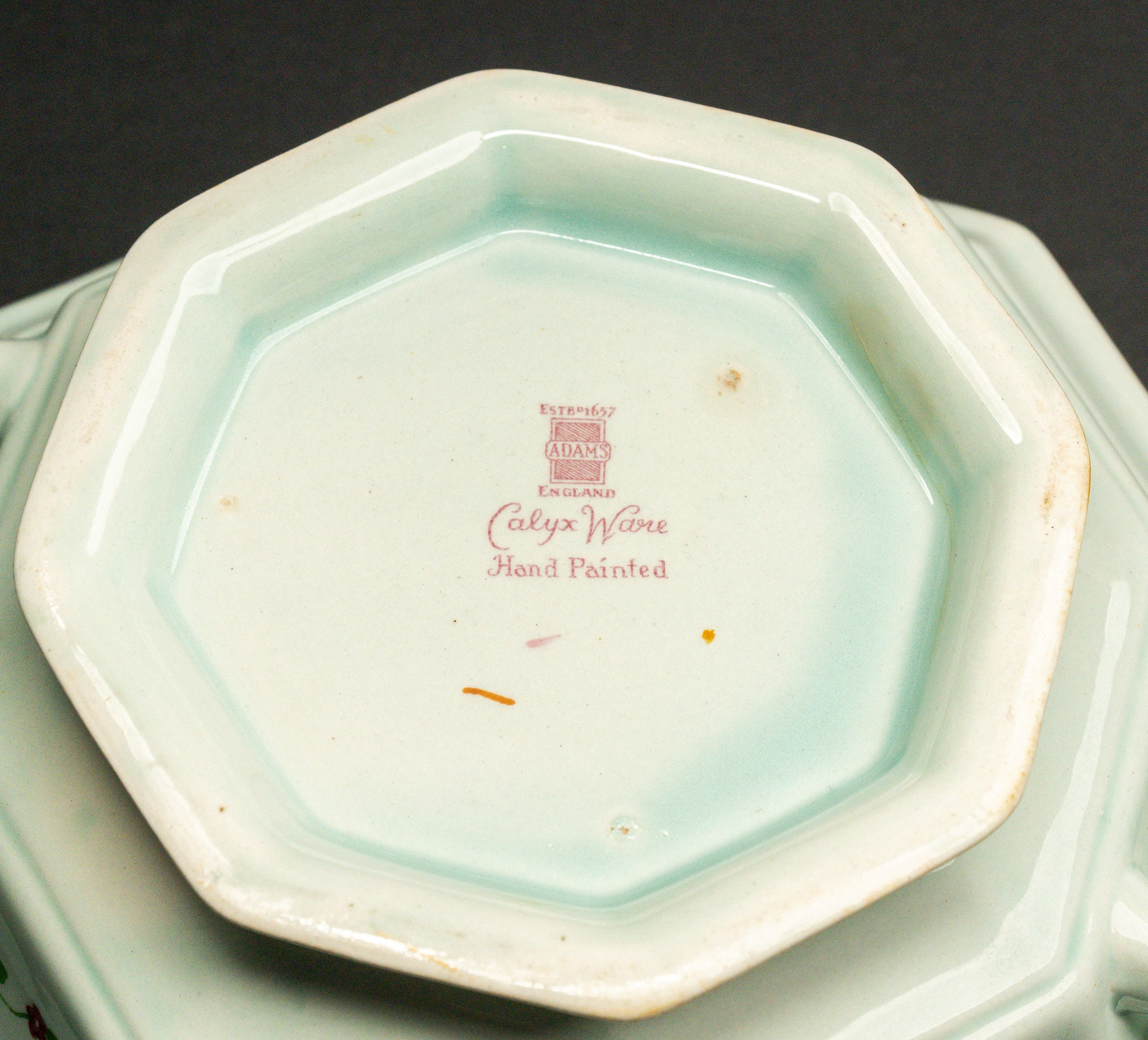 Vintage Adams Calyx Ware Hand Painted Vegetable Bowl With Lid - Etsy