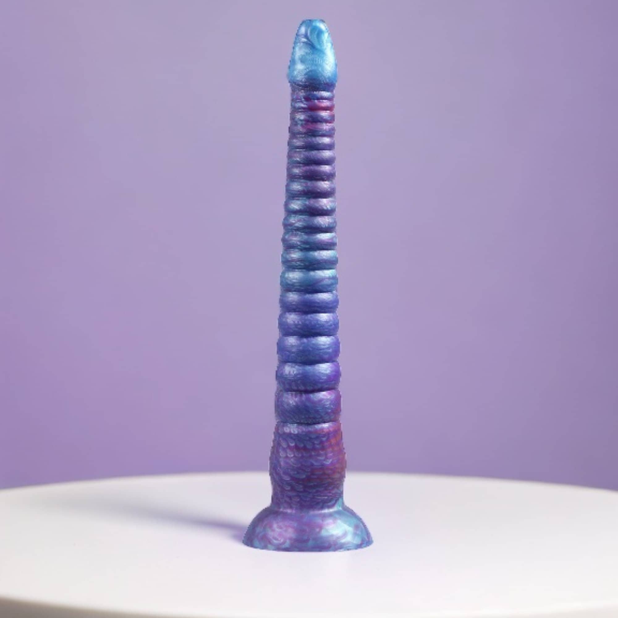 Purple Multi Sea Monster 3 Sizes Xxl Fantasy Dildos Unusual Dildos