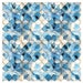 2 Icy Blue Crystal Lattice Seamless Pattern Digital Papers Bundle ...