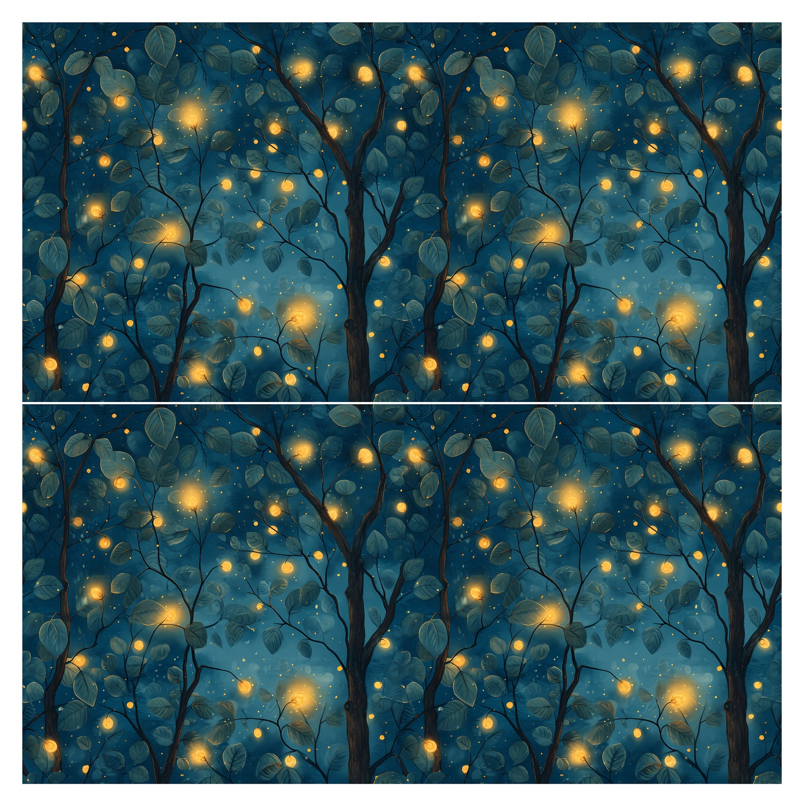 4 Enchanting Firefly Magic Watercolor Papers - Seamless PNG Bundle for ...