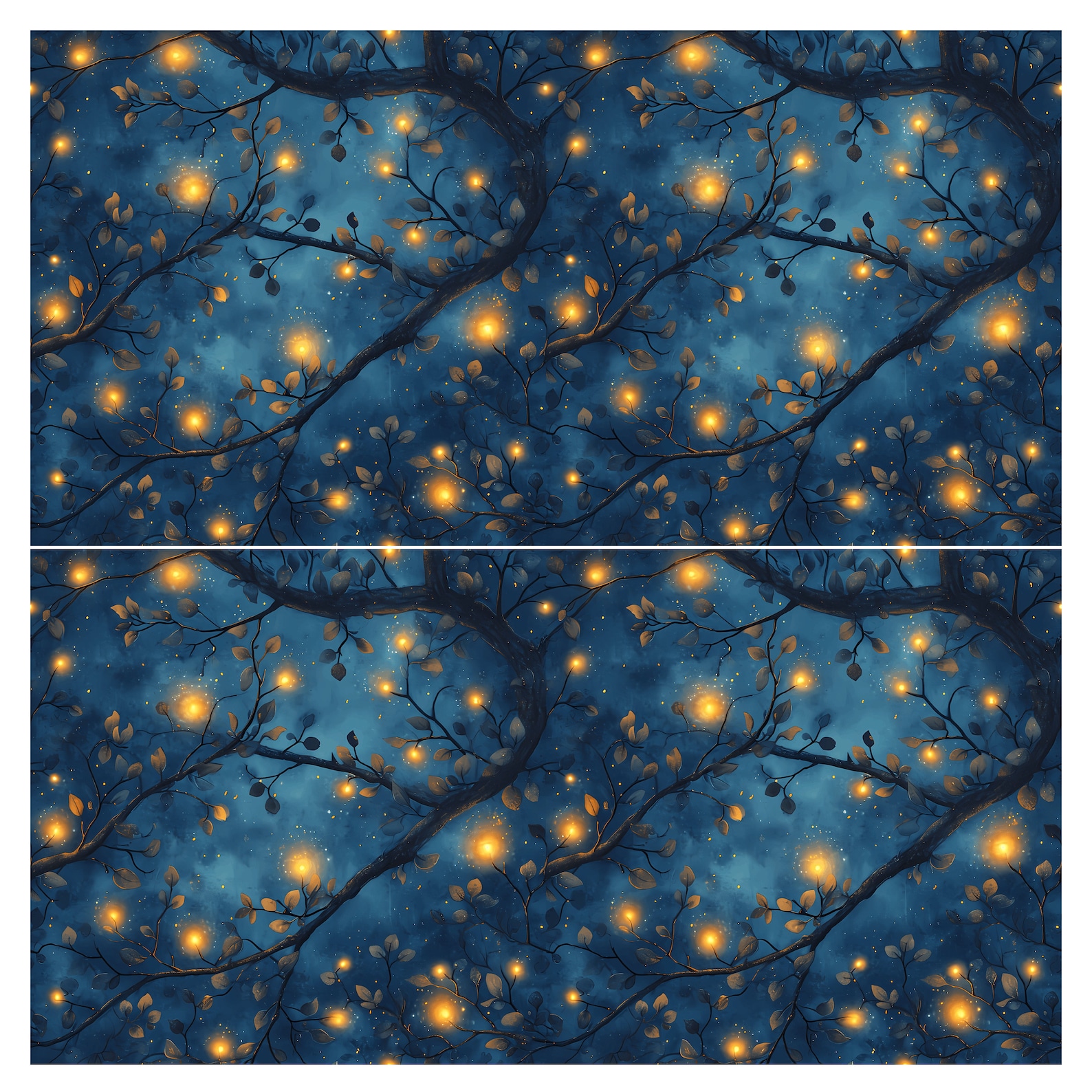 4 Enchanting Firefly Magic Watercolor Papers - Seamless PNG Bundle for ...