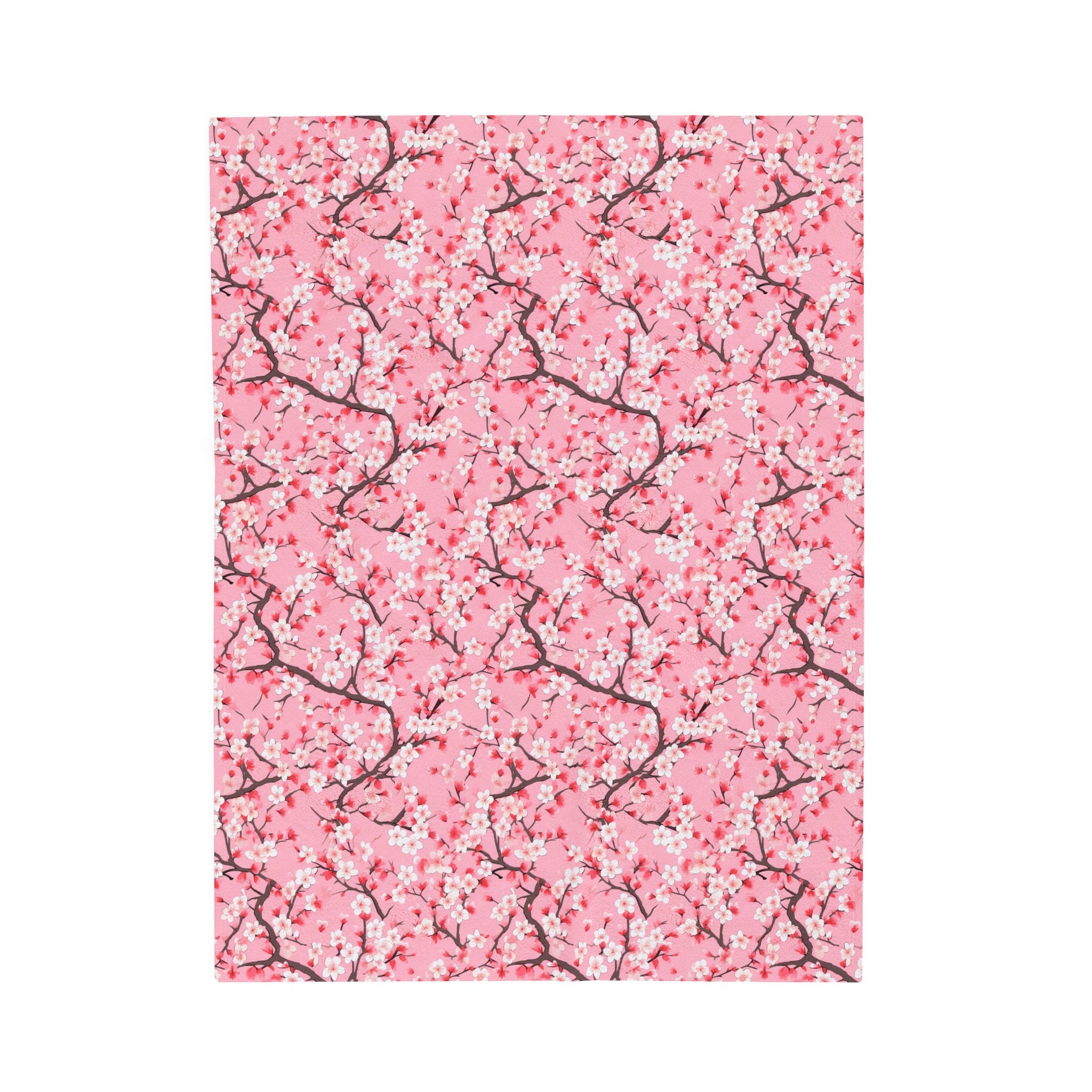 Pink Cherry Blossom Digital Paper, Cherry Blossom Seamless Pattern ...
