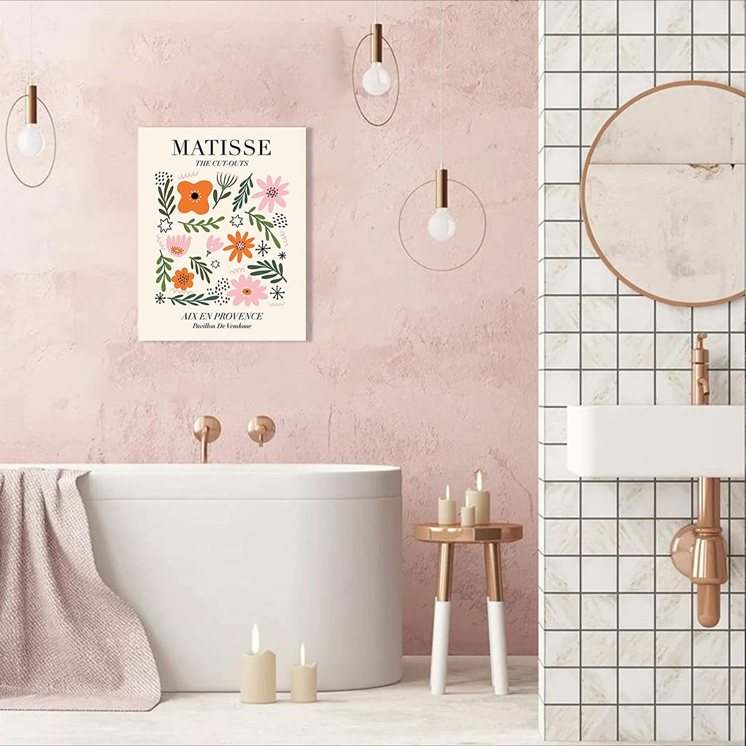 Matisse Wall Art Set of 3, Abstract Matisse Wall Art Exhibition Posters ...