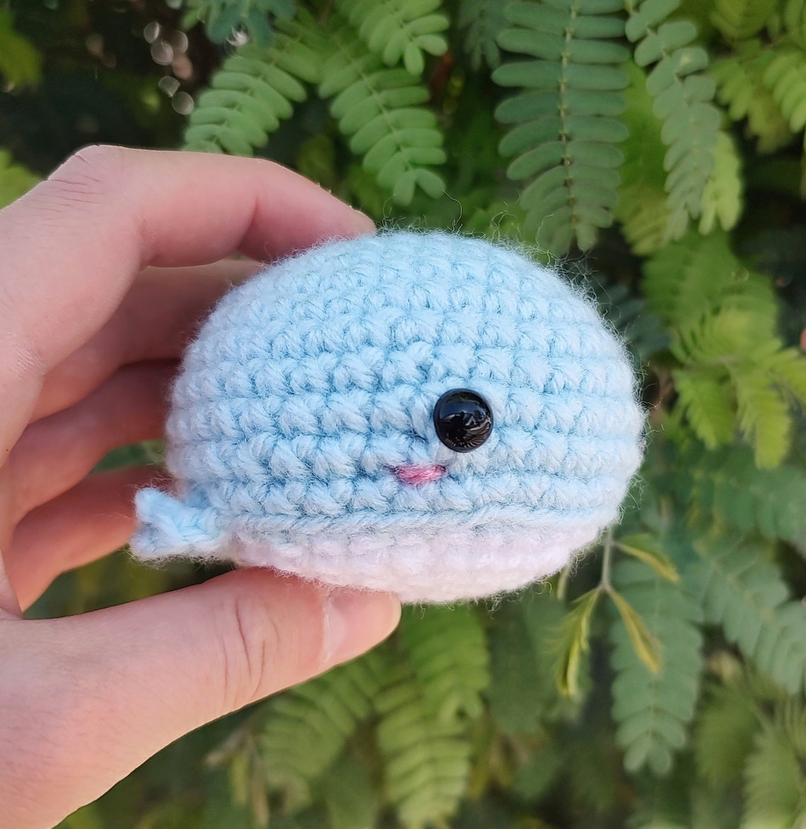 Whale Plush, Little Whale, Cute Gift Idea, Animal Plushie, Crochet Toy ...