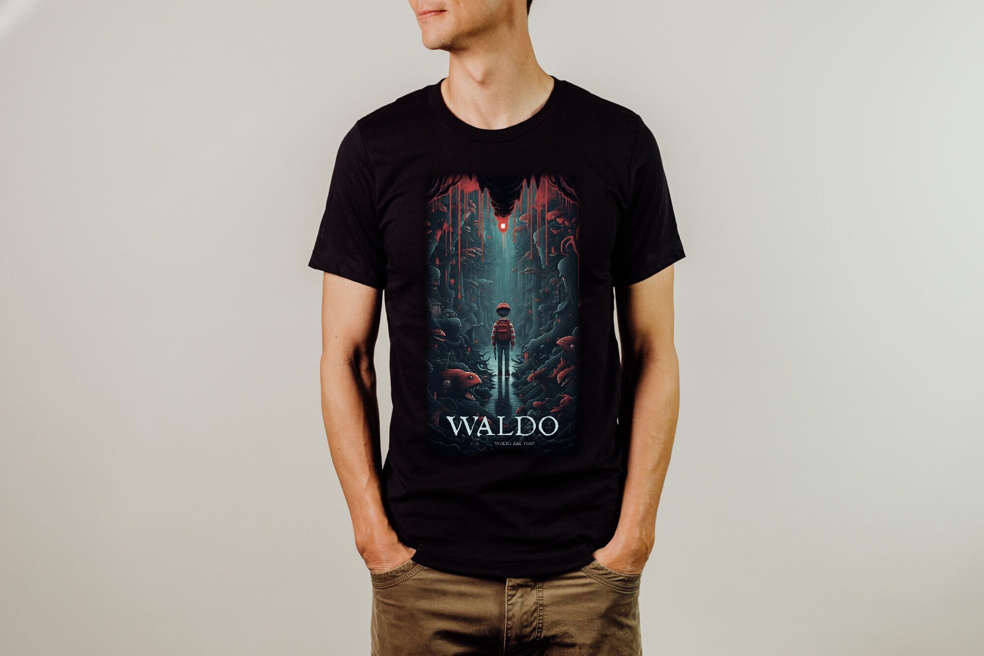 Wheres Waldo T Shirt, Waldo Tshirt, Vintage Shirt, Horror Apparel ...