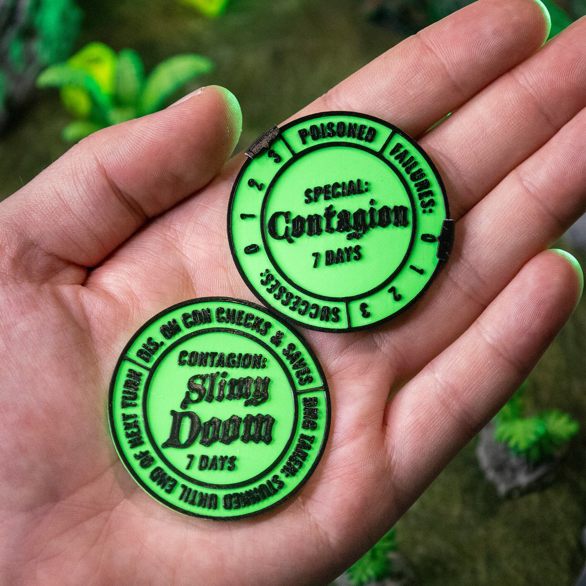 D&D 5e Spell Contagion Set De/buff Tokens Character Sheet Tracker ...