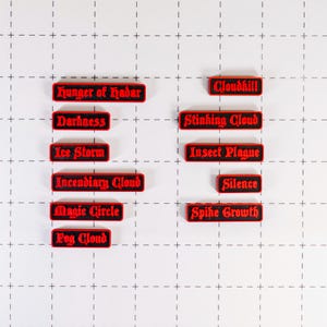 TTRPG Spell Aoe Templates | Custom Colors | Pathfinder, D&D 5e ...