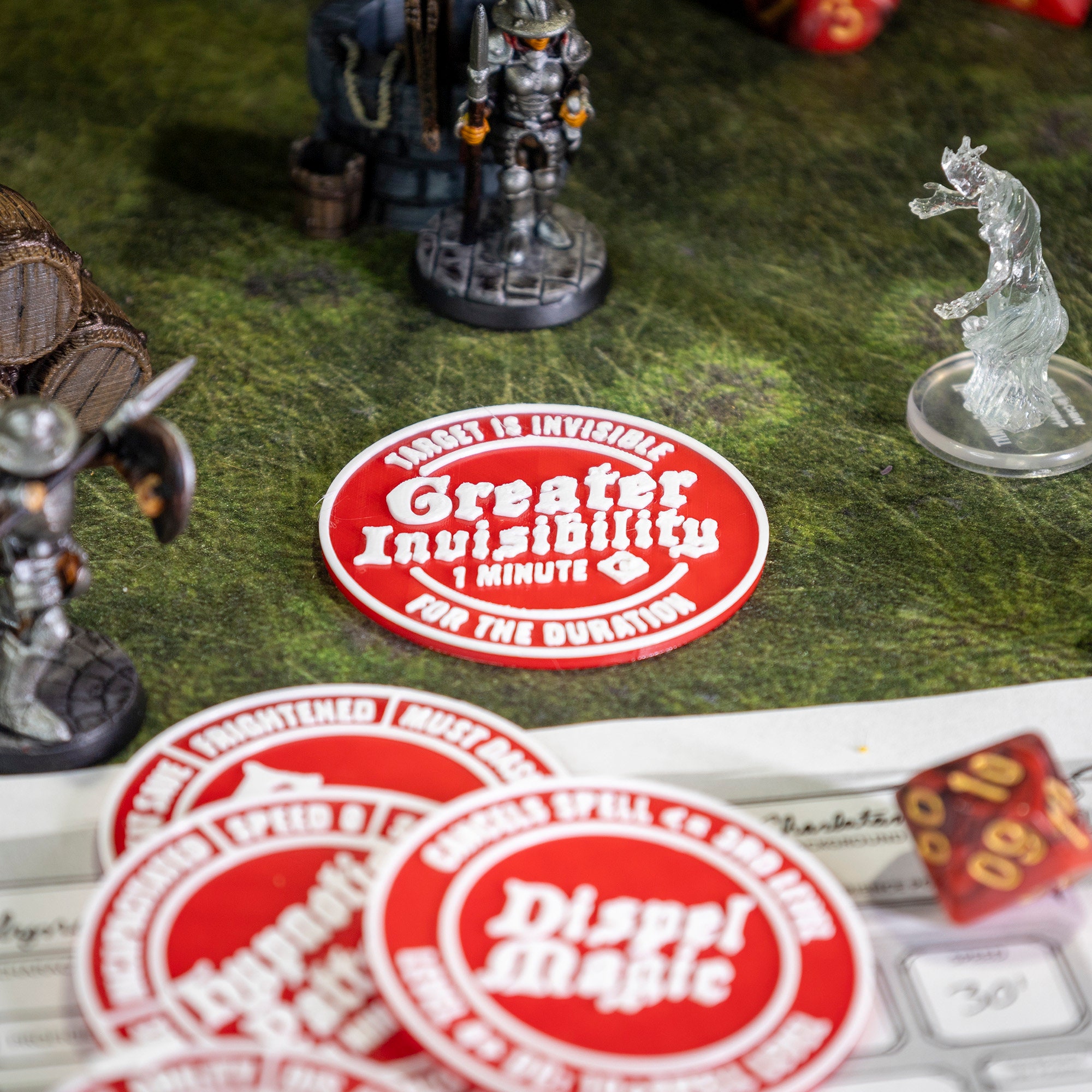 D&D 5e Wizard/sorcerer Spells 3-4 Set De/buff Tokens - Etsy