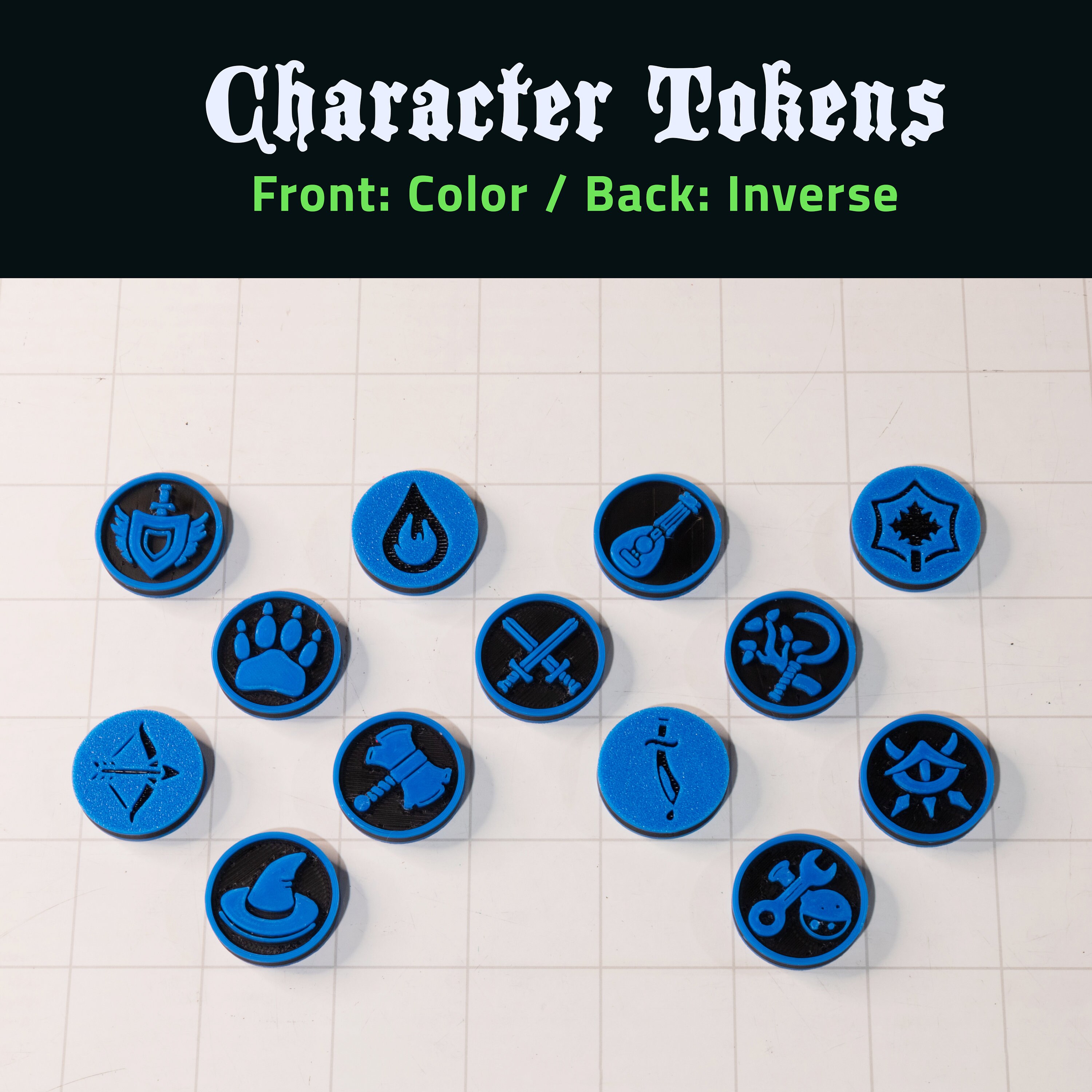 3D Printed Encounter Tokens: Dnd/ttrpg Battle Markers - Etsy