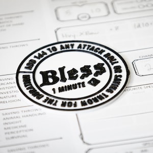 D&D 5e Spell Bane/bless Set | De/buff Tokens | Character Sheet Tracker ...
