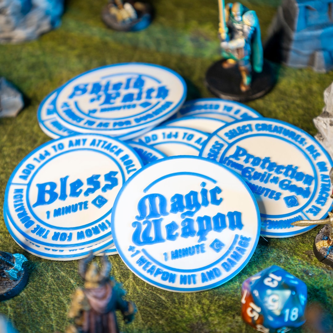 D&D 5e Spell Paladin Set | De/buff Tokens | Character Sheet Tracker ...