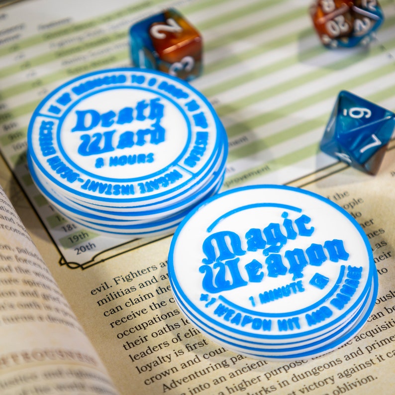 D&D 5e Spell Paladin Set De/buff Tokens Character Sheet - Etsy