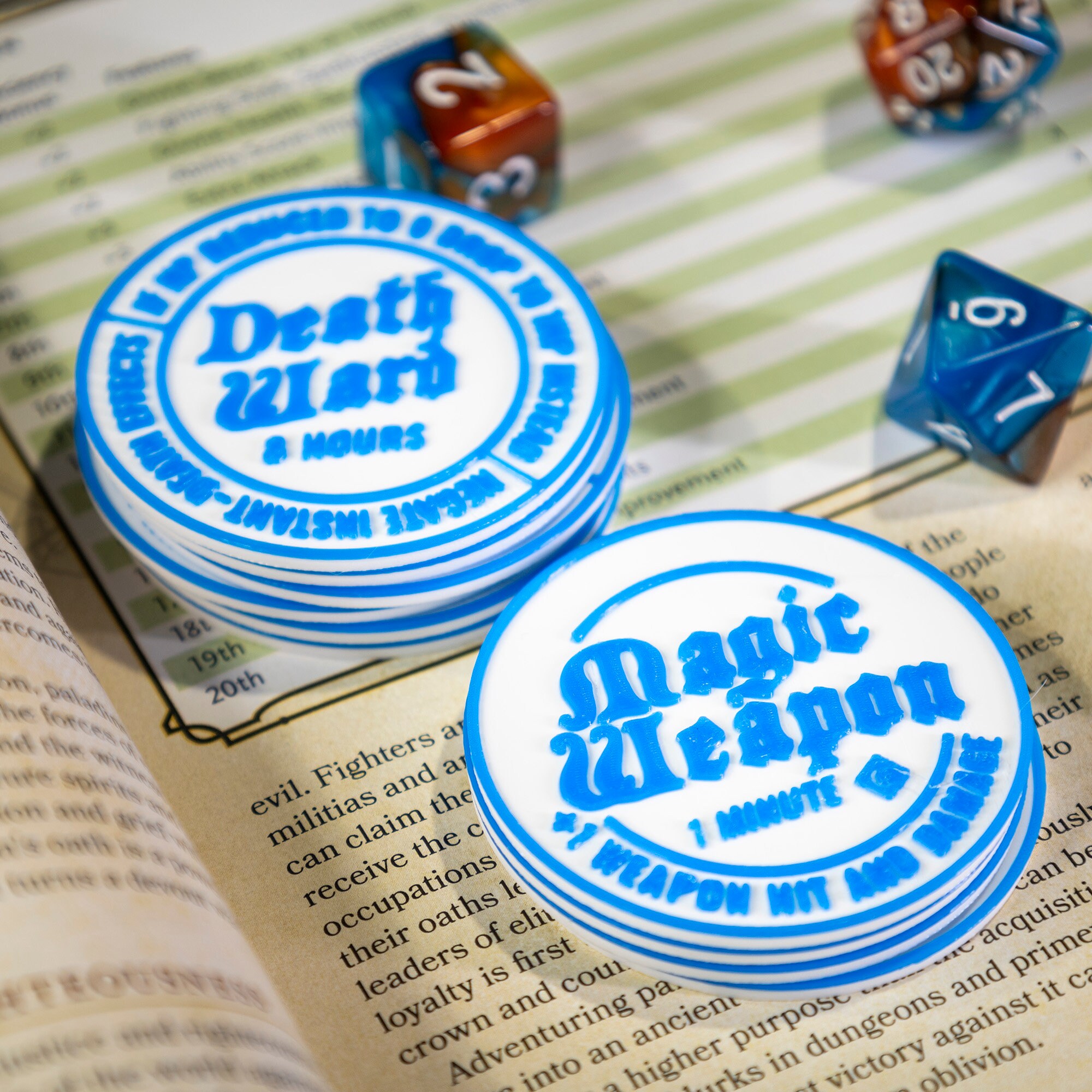 D&D 5e Spell Paladin Set De/buff Tokens Character Sheet - Etsy