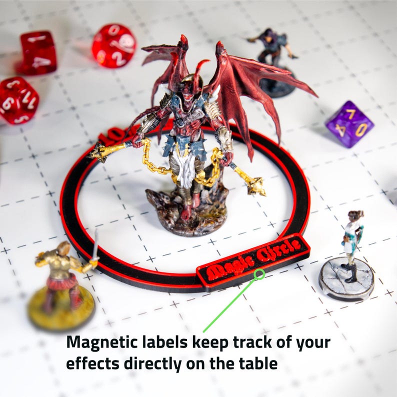 TTRPG Spell Aoe Templates | Custom Colors | Pathfinder, D&D 5e ...