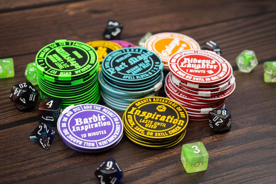 3D Printed Build-your-own Token Set | D&D 5e, Pathfinder 2e, and More ...