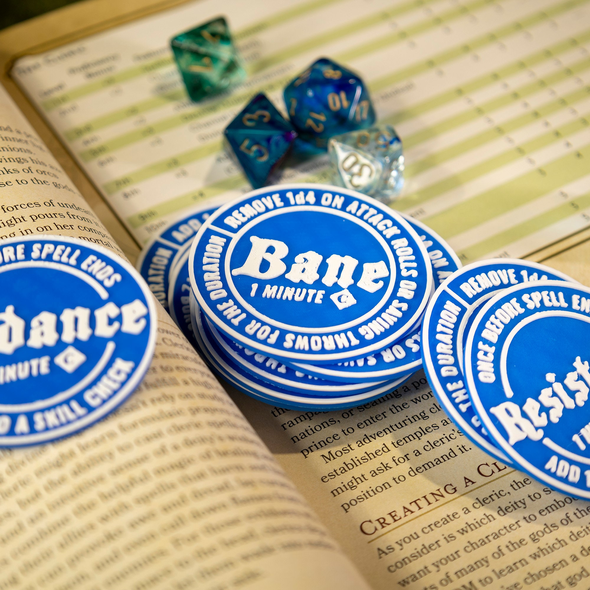 D&D 5e Cleric Spell/ability Class Token Sets | Character Sheet Tracking ...