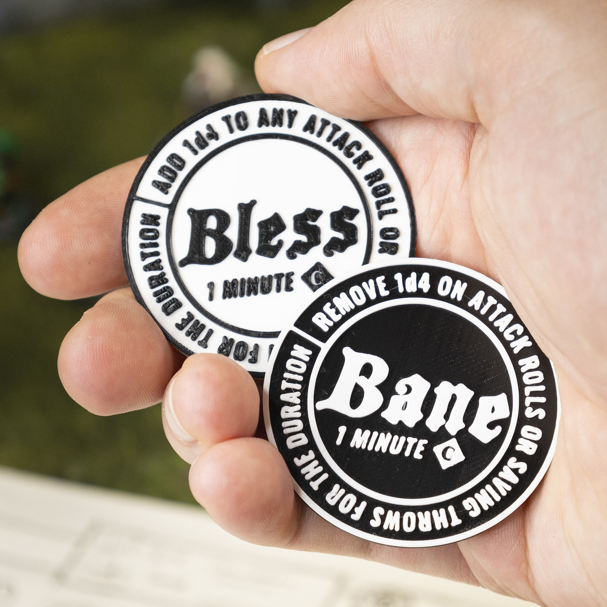 D&D 5e Spell Bane/bless Set De/buff Tokens Character Sheet - Etsy