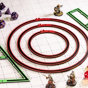 TTRPG Spell Aoe Templates | Custom Colors | Pathfinder, D&D 5e ...