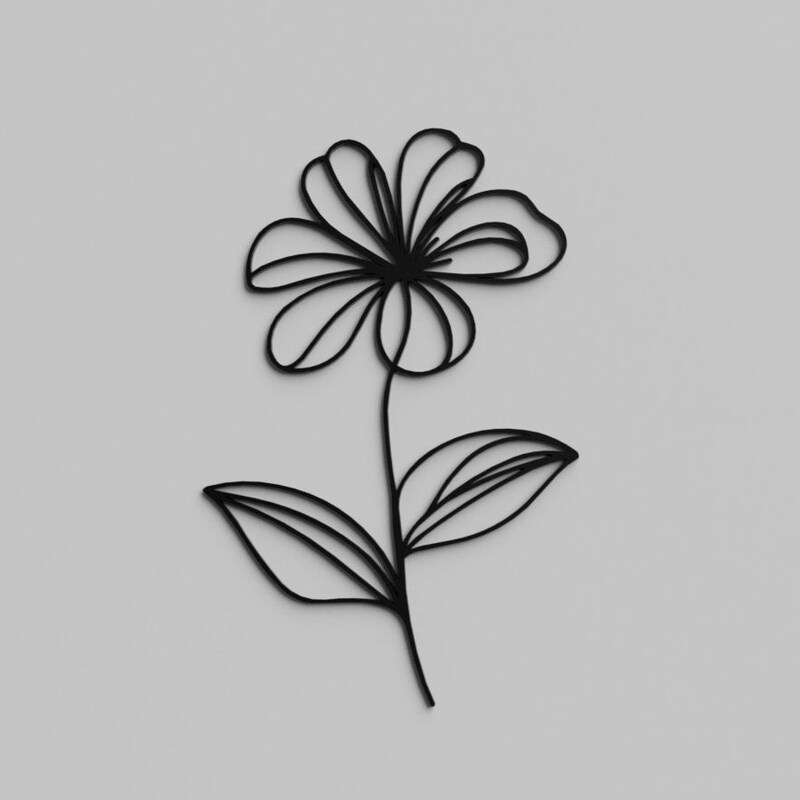 3d Flower Wall Art - Etsy