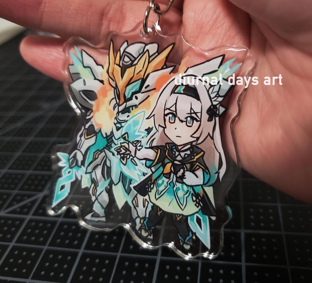 Firefly/sam Honkai Star Rail Acrylic Keychain - Etsy