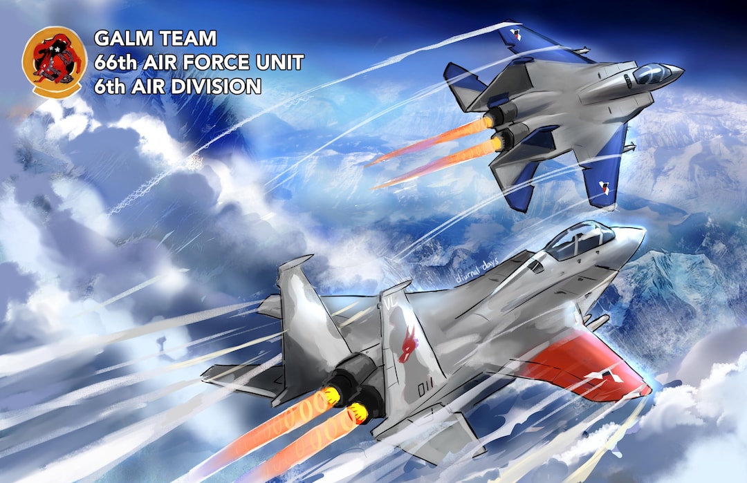 Ace Combat Zero Galm Team Print/deskmat - Etsy