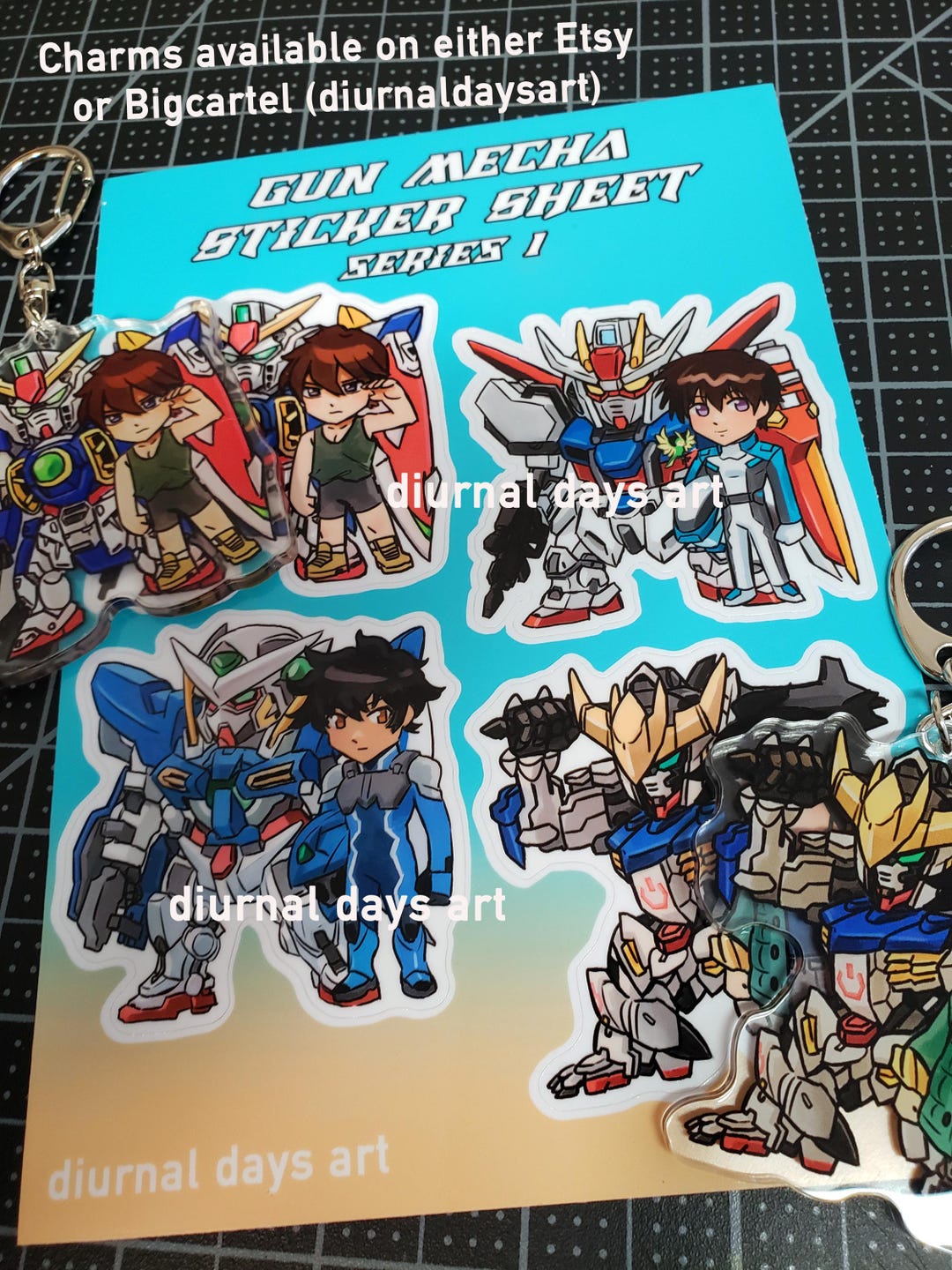 Gun Mecha Sticker Sheet Series 1 - Etsy