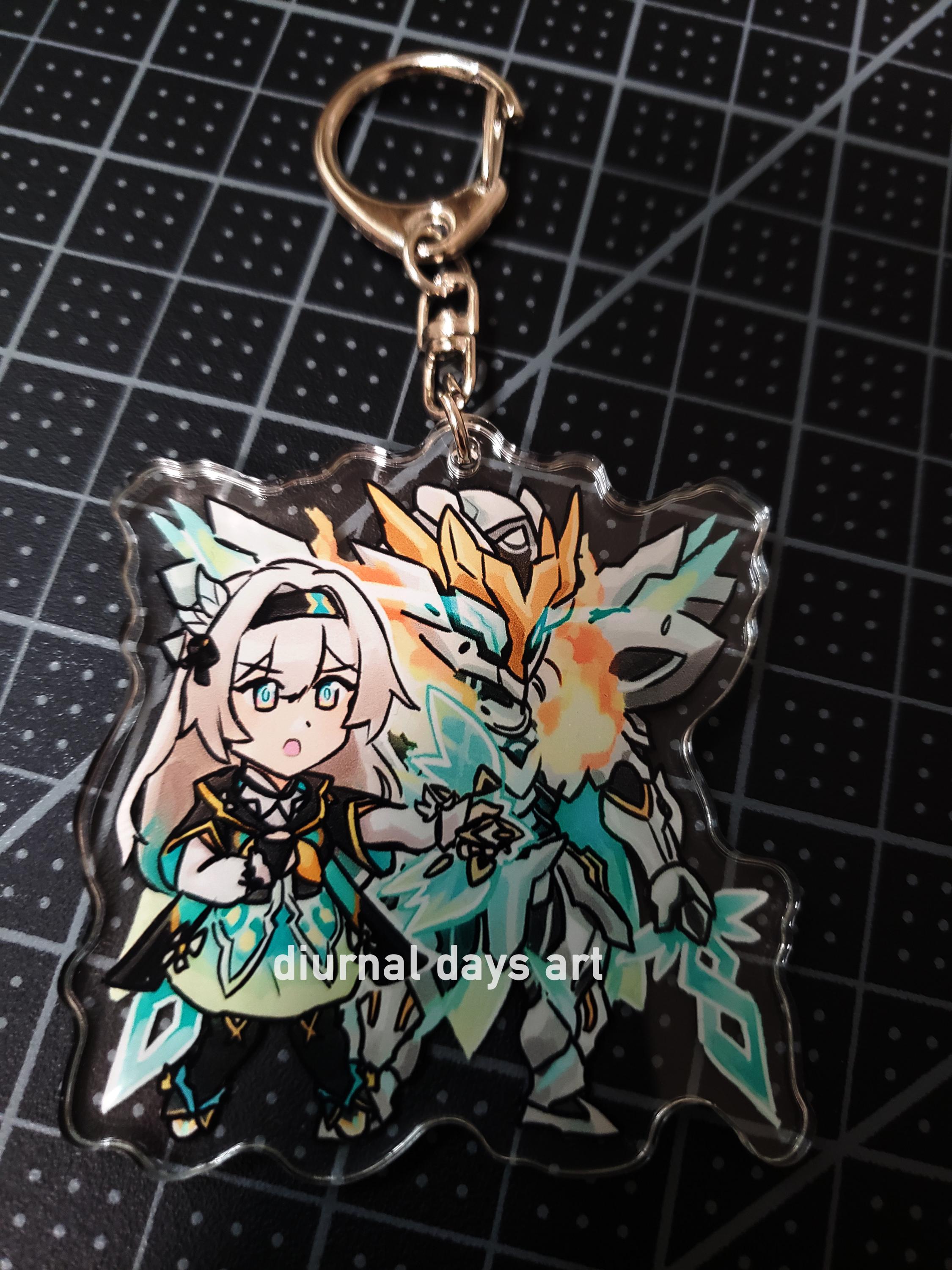 Firefly/sam Honkai Star Rail Acrylic Keychain - Etsy