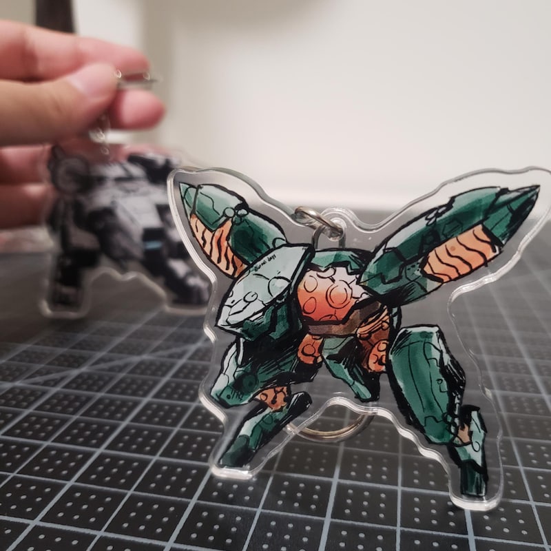 Metal Gear Keychain - Etsy