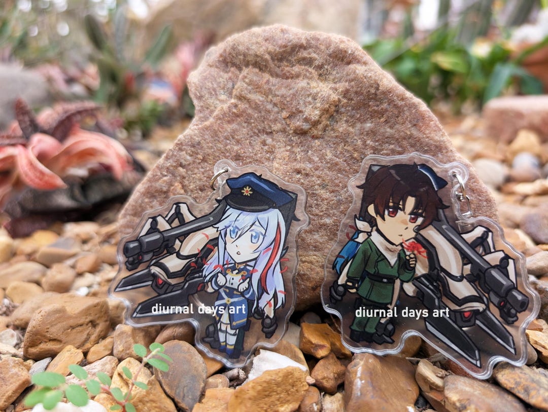 86 Eighty-six Shin/lena + Juggernaut Acrylic Keychain - Etsy