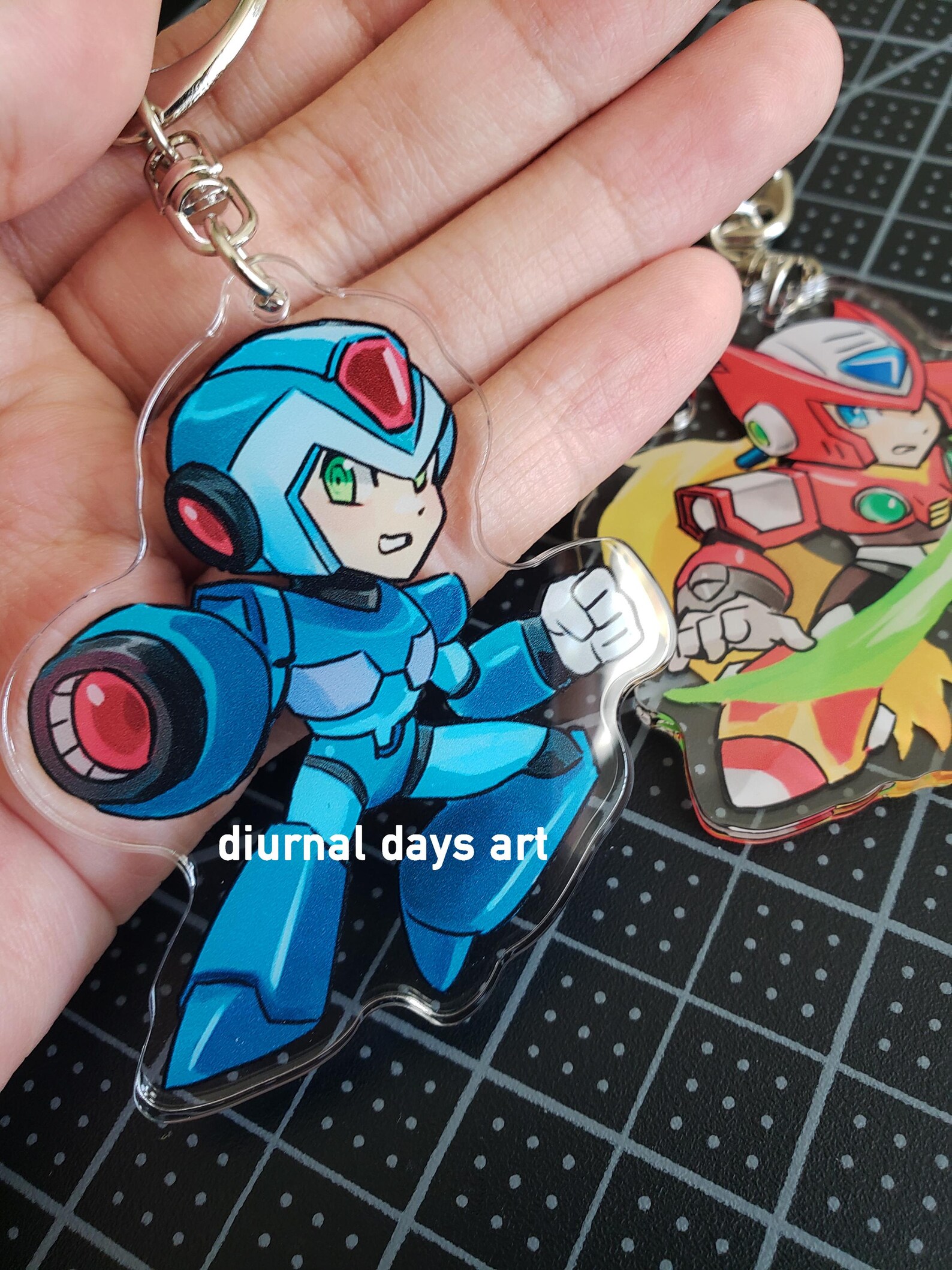 MMX X and Zero Acrylic Charms - Etsy
