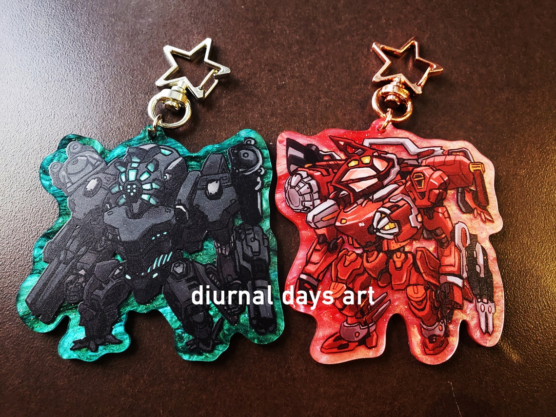 Core of Armor 6 Ayre/allmind/hal Special Acrylic Keychains - Etsy
