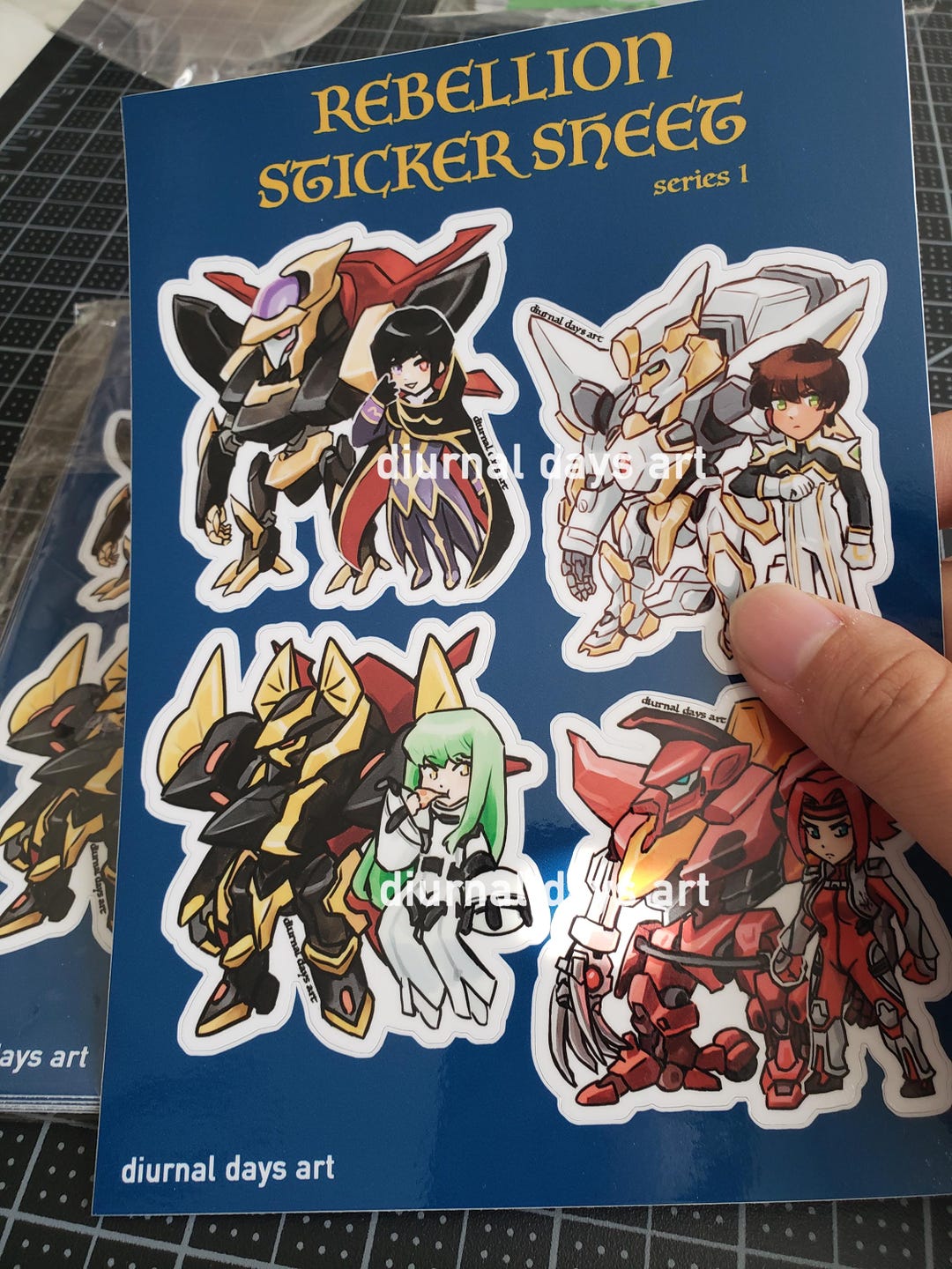 CG Mecha Sticker Sheet Series 1 - Etsy