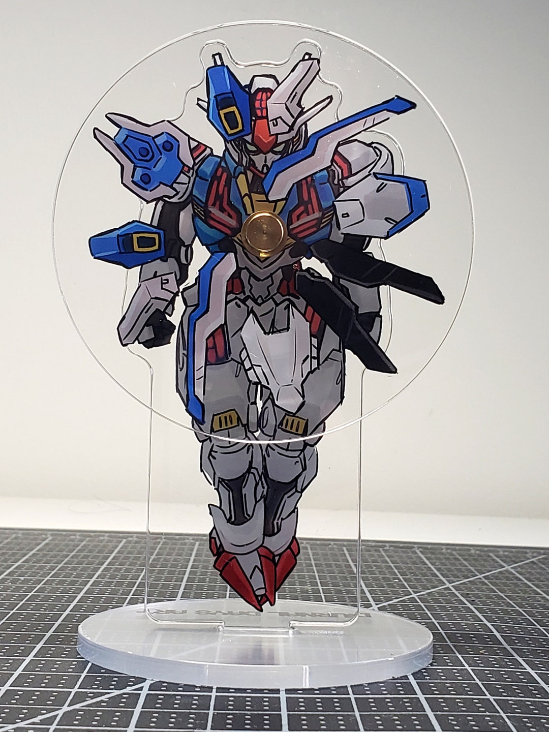 Gwitch Aerial Spinning Acrylic Standee - Etsy