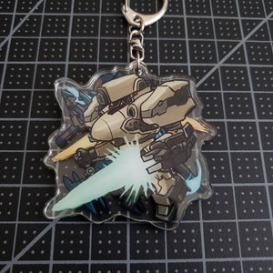B-GRADE Rusty & 621 3D Acrylic Charm - Etsy