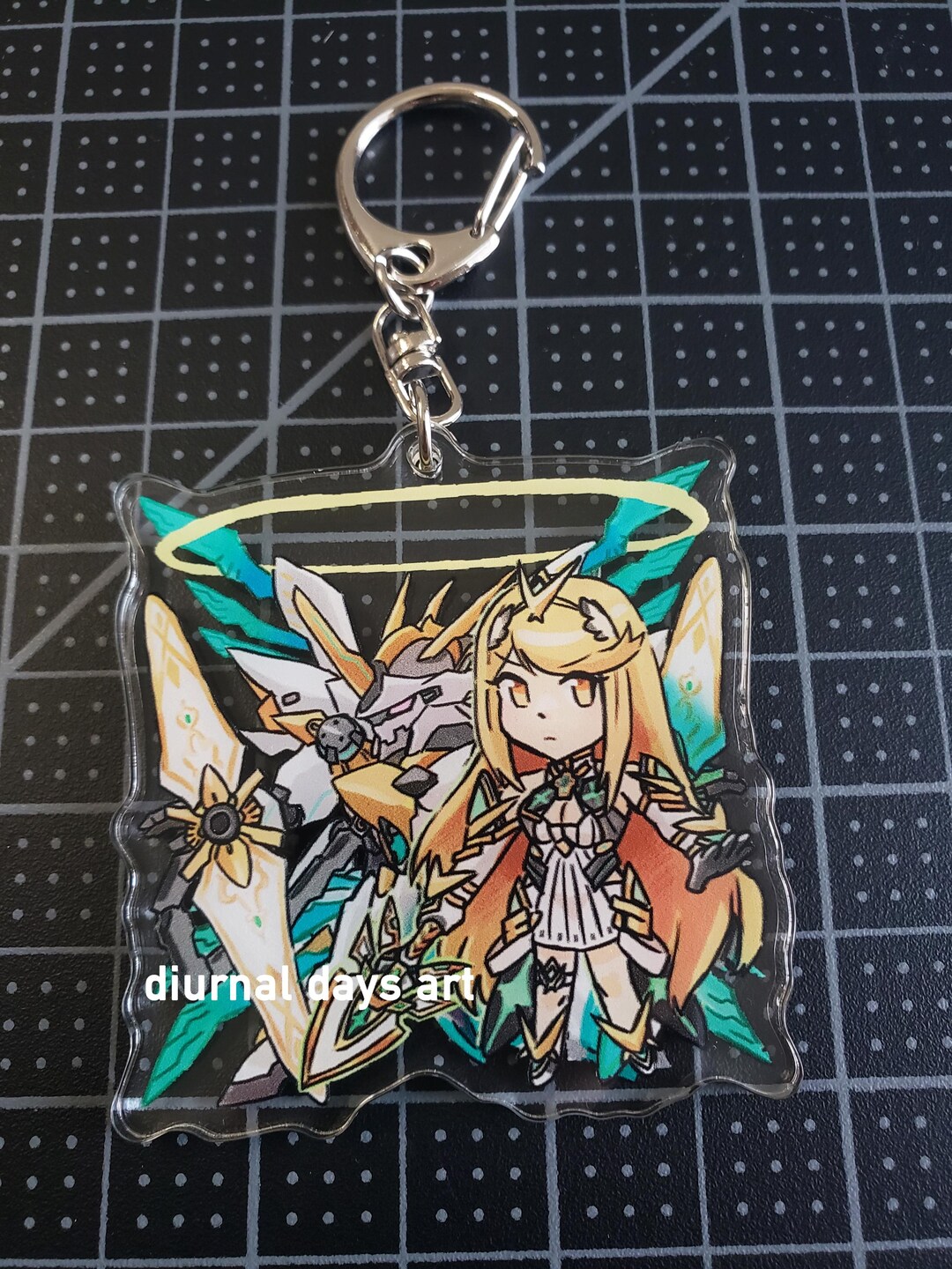 Mythra + Artifice Siren Acrylic Keychain - Etsy