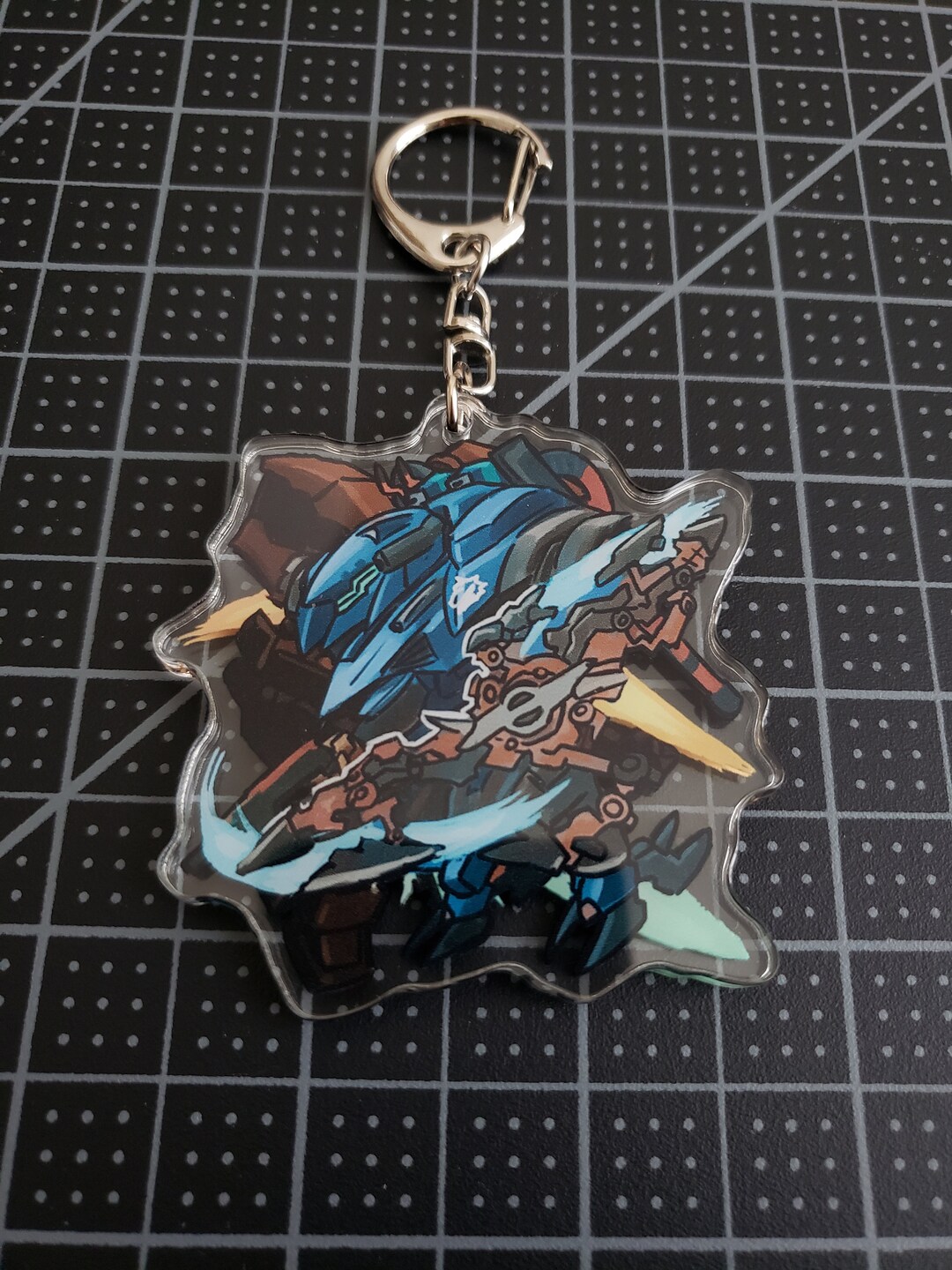 B-GRADE Rusty & 621 3D Acrylic Charm - Etsy