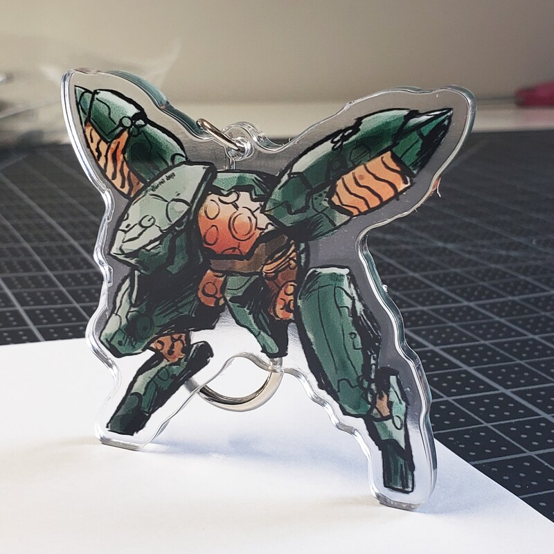 Metal Gear Keychain - Etsy